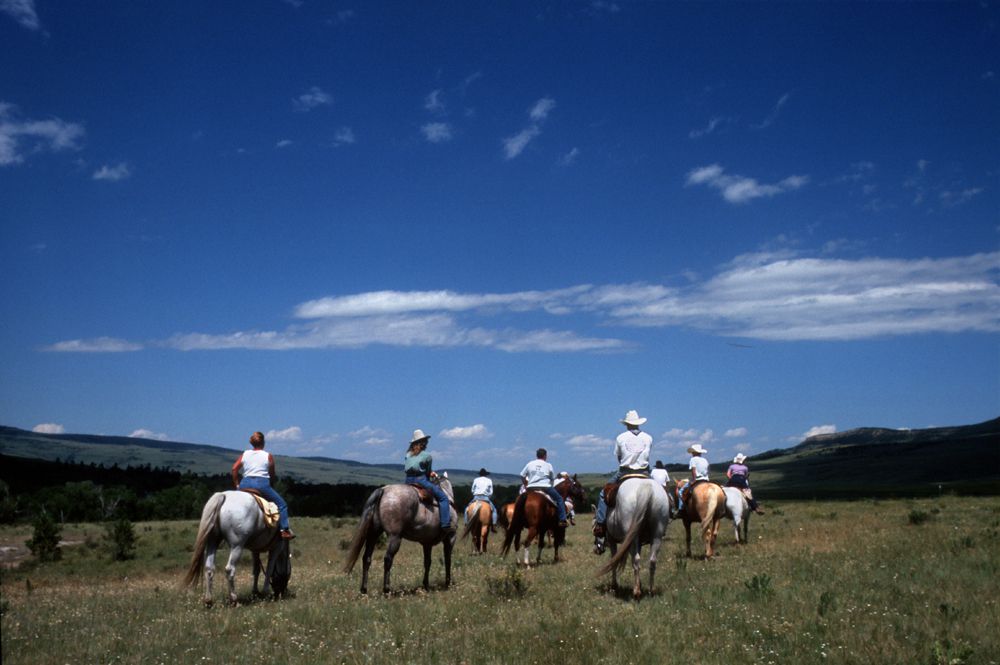 Montana Mountain Ranch riding holiday in USA - Far and Ride